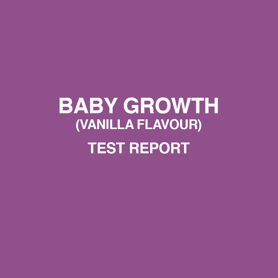Baby Growth Vanilla test report - HealthyHey – HealthyHey Nutrition