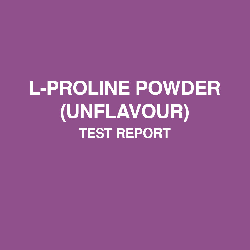L-Proline Powder test report - HealthyHey – HealthyHey Nutrition