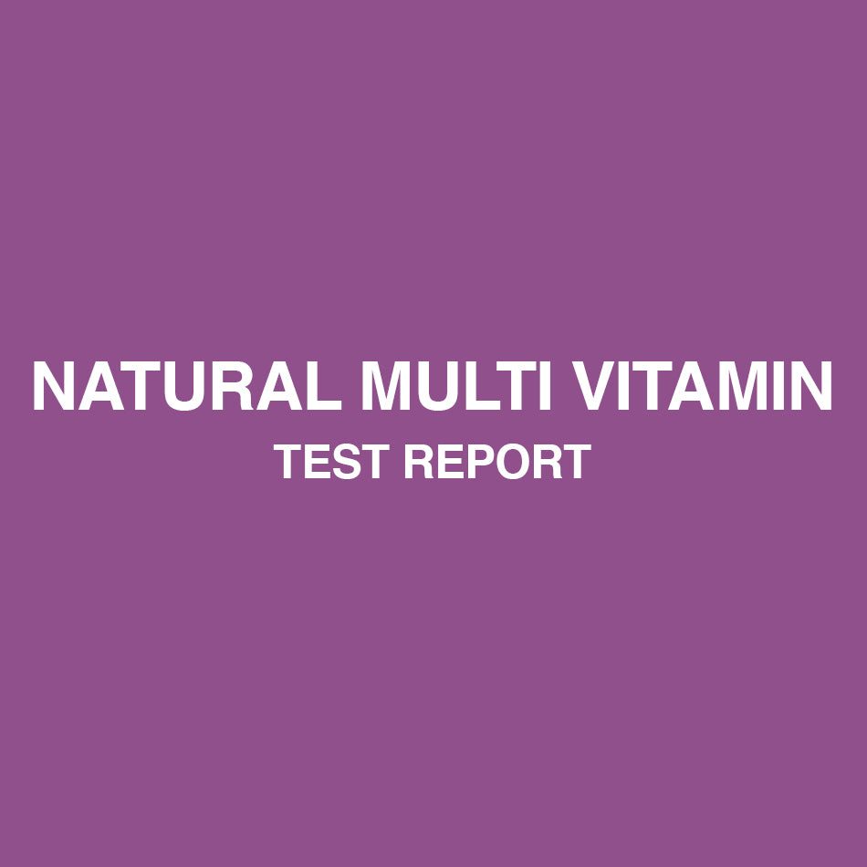 Natural Multivitamin test report - HealthyHey – HealthyHey Nutrition