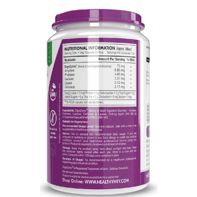 Buy Digestive Enzyme, Support Digestive Health- Multi-Enzyme Complex ...