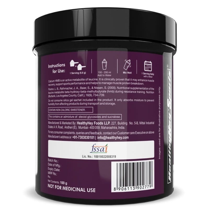 Buy HMB Calcium,Supports Strength,endurance & muscle recovery Hydroxyl ...