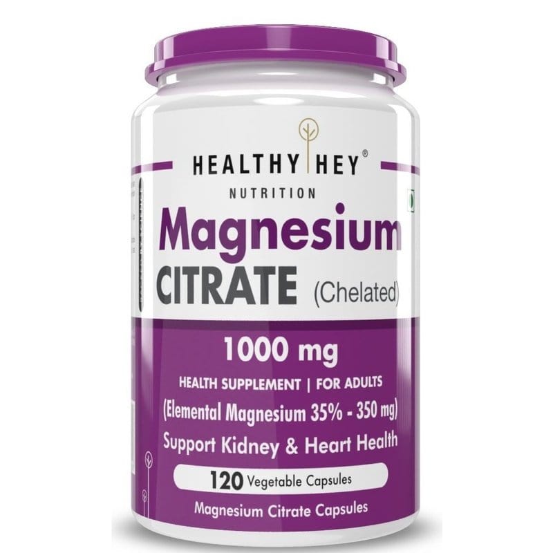 Buy Magnesium Citrate 120 Vegetable Capsules - Supports Bone Health ...